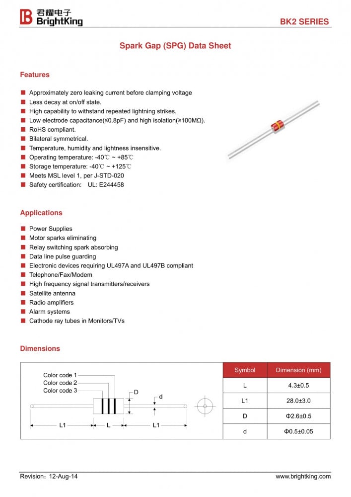 BK23000702 datasheet page 1