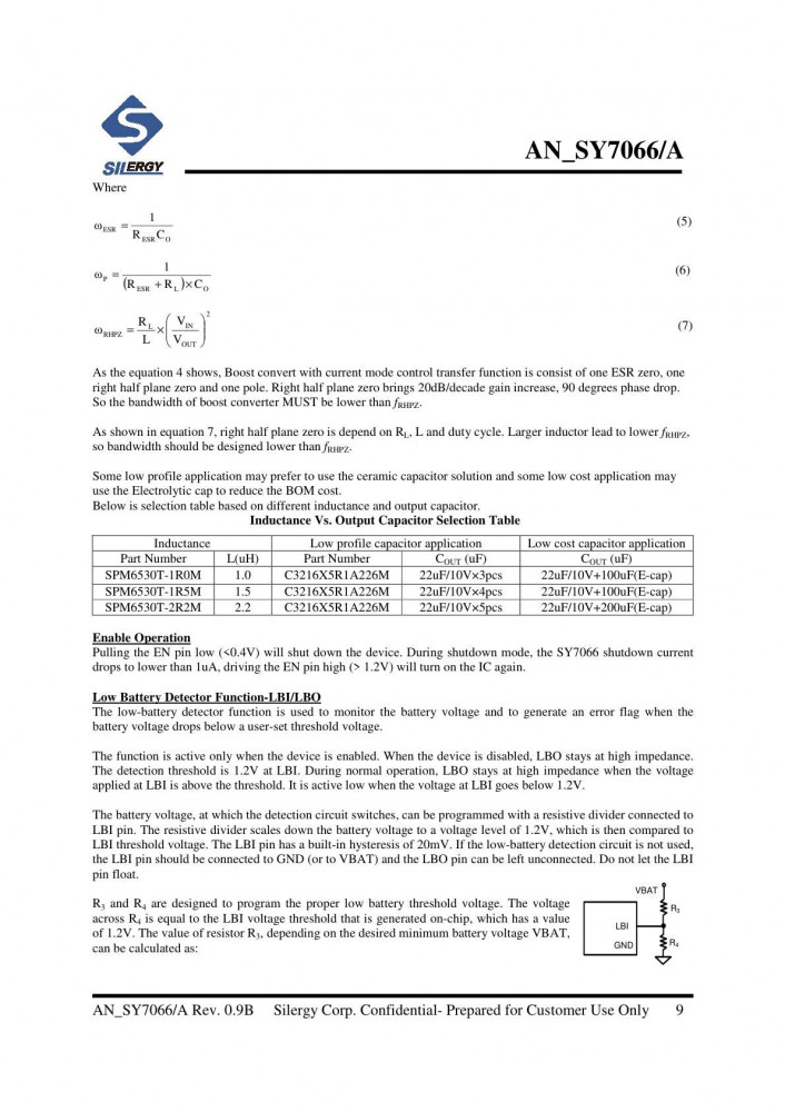 SY7066AQMC datasheet page 9