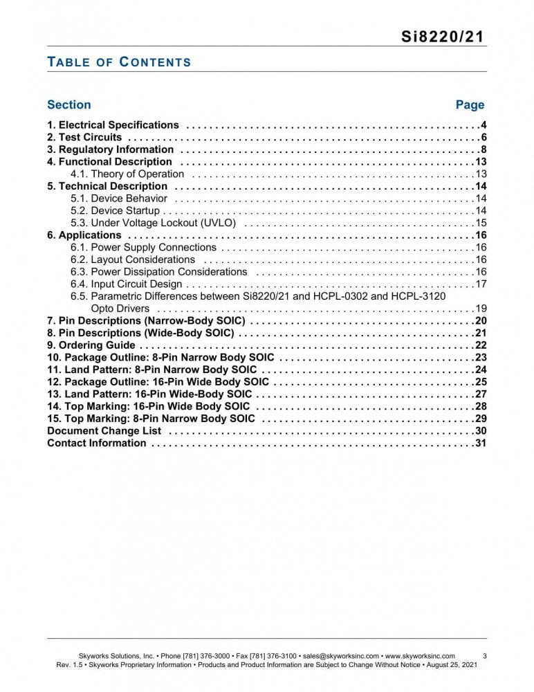 SI8220BB-D-ISR datasheet page 3
