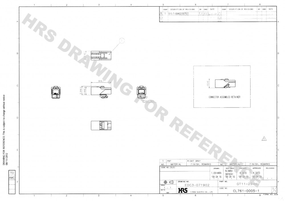 GT11-2S-HU technical document preview