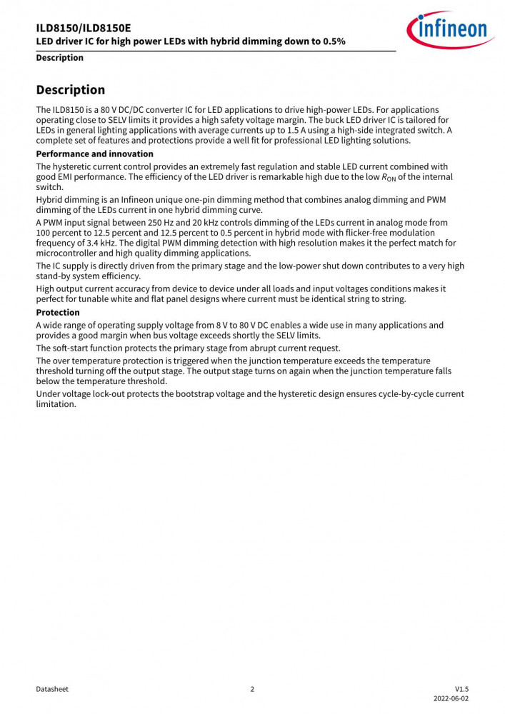Infineon ILD8150E document page 2