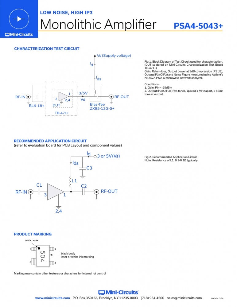 PSA4-5043+ datasheet page 4