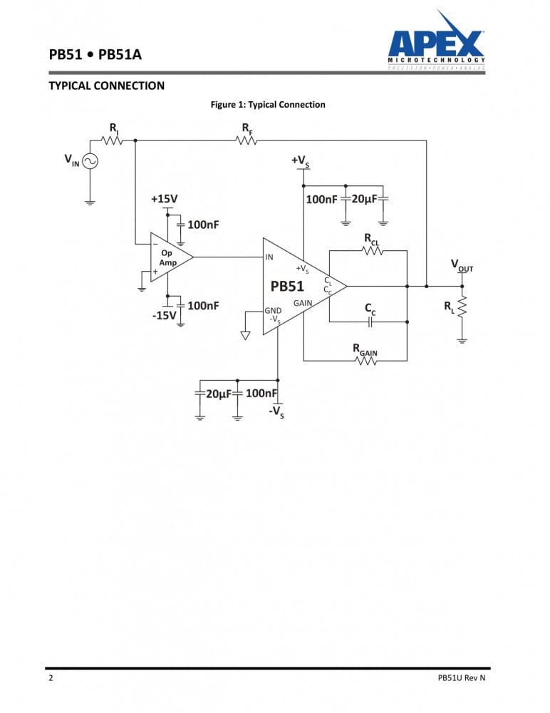 APEX PB51 datasheet page 2