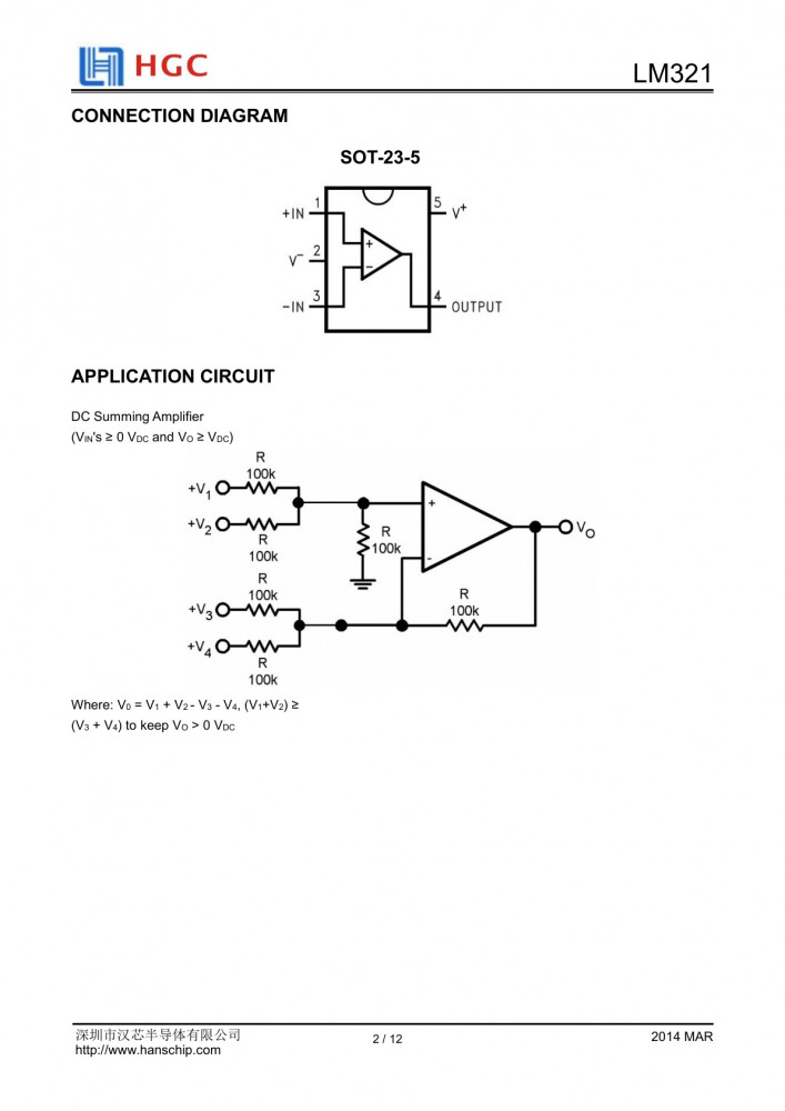 LM321IDBVRG datasheet page 2