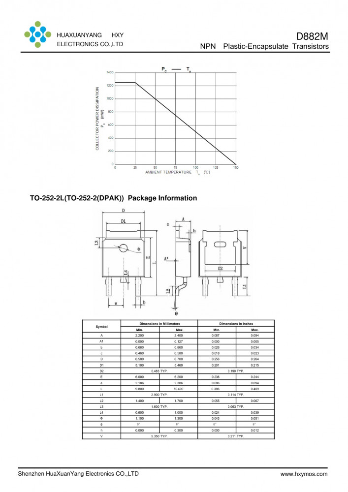 D882M datasheet page 3