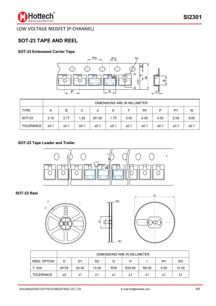 SI2301 datasheet page 6