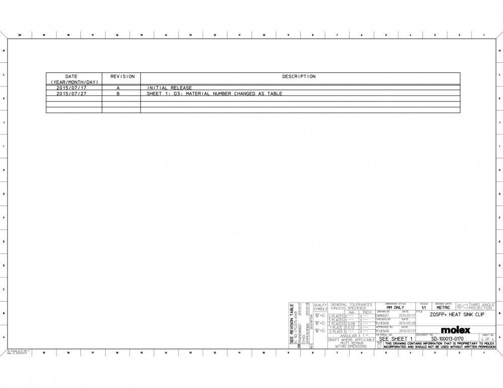 ZQSFP+ heat sink clip drawing page 4
