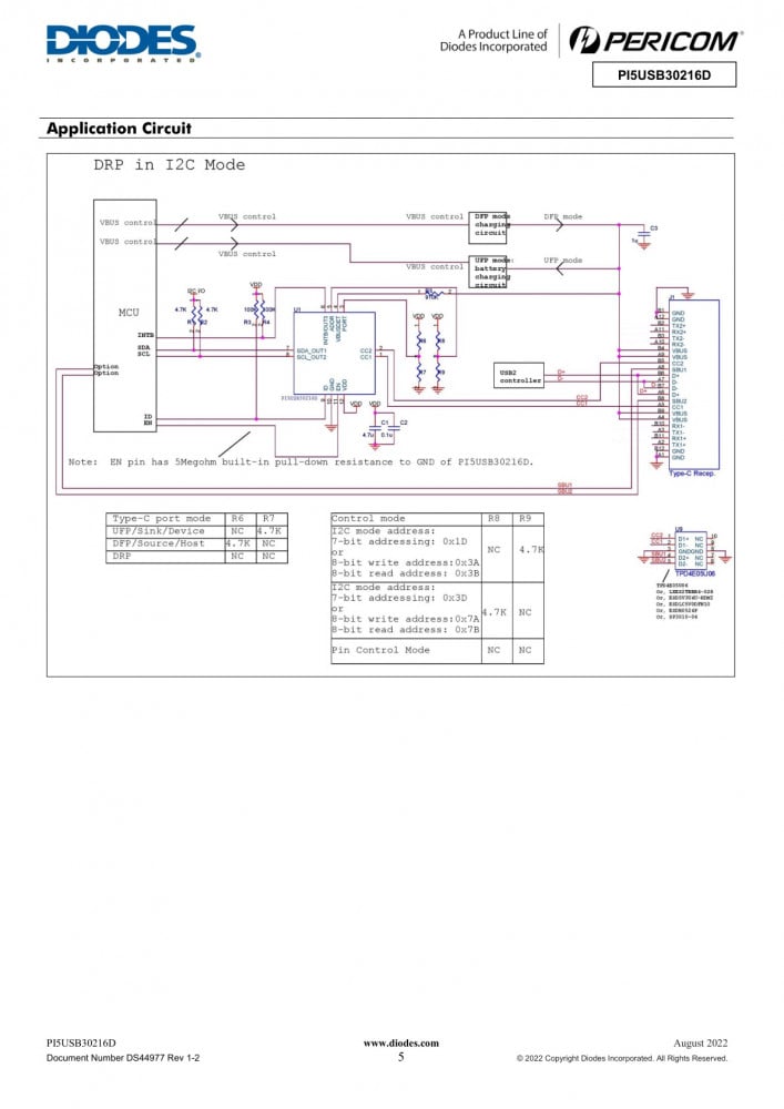 PI5USB30216D datasheet page 5