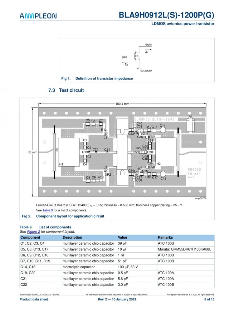 BLA9H0912LS-1200PGJ datasheet page 5