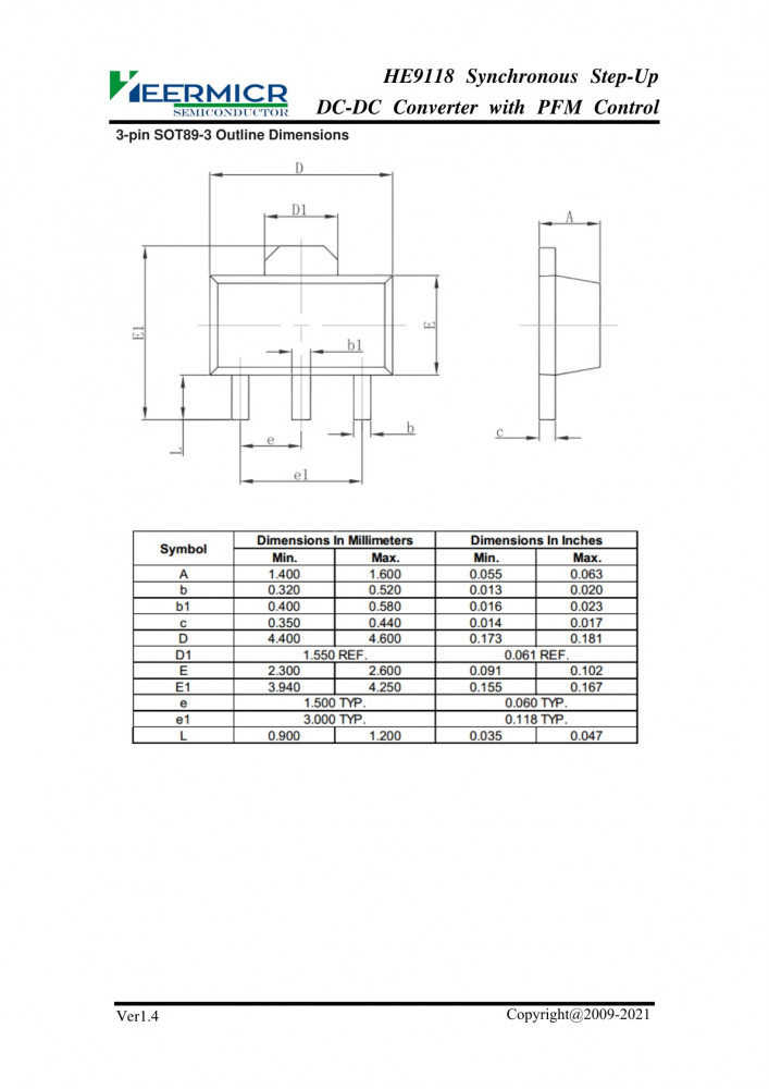 HE9118 datasheet page 7