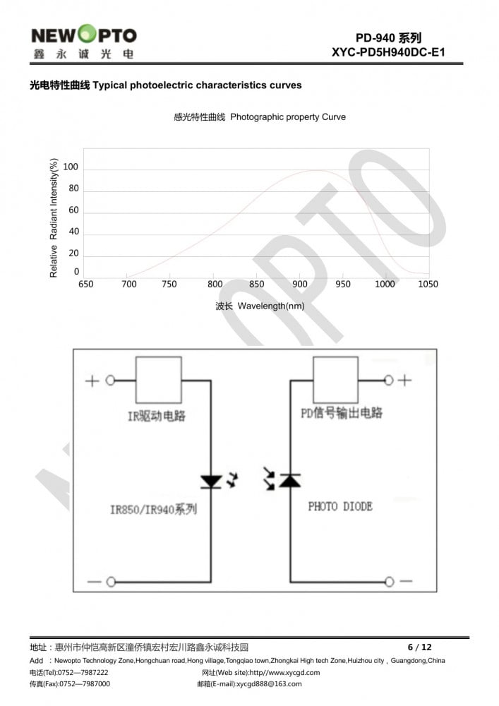 XYC-PD5H940DC-E1 datasheet page 6