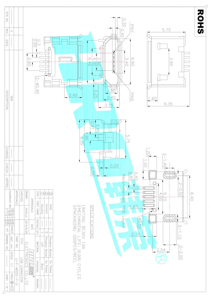 U-F-M5DS-Y-5 technical document preview