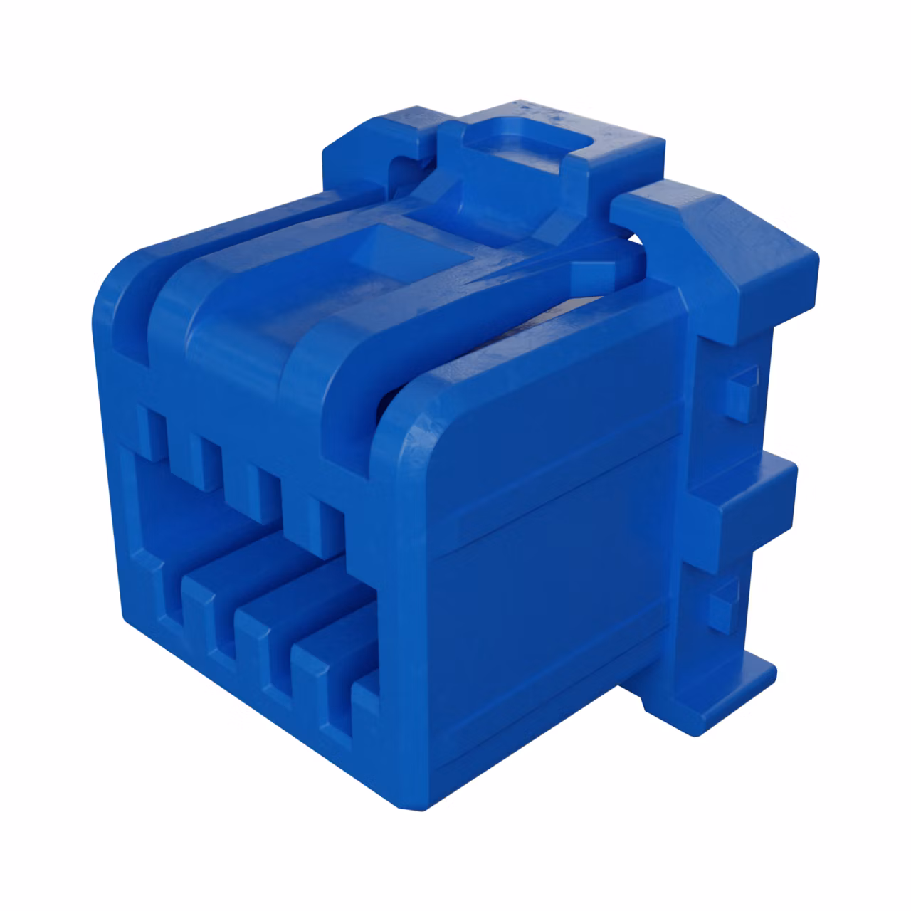Micro-Lock Plus TPA Type Receptacle Housing, 1.25mm Pitch, Dual Row, Positive Lock, 8 Circuits, Blue for sale