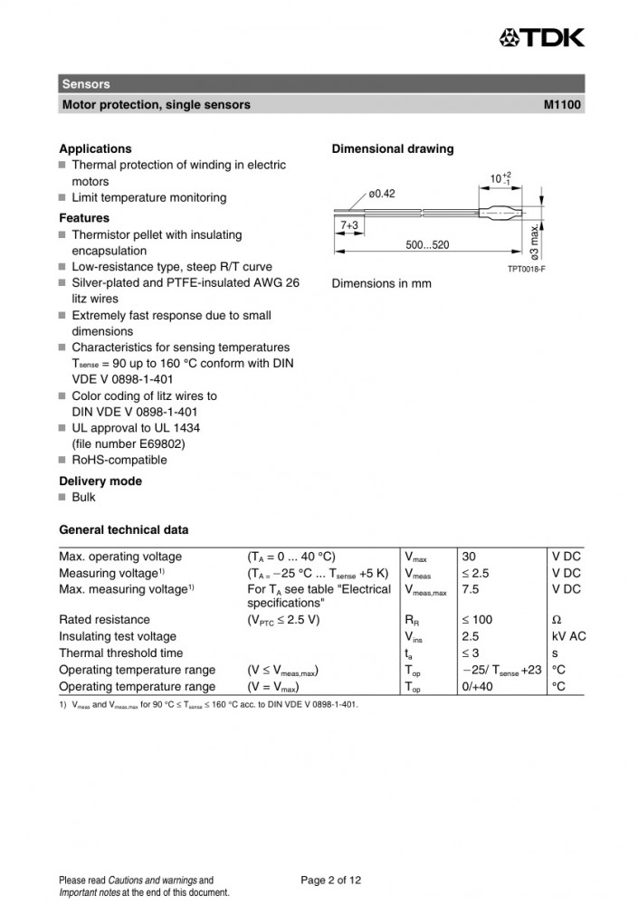Product document page 2