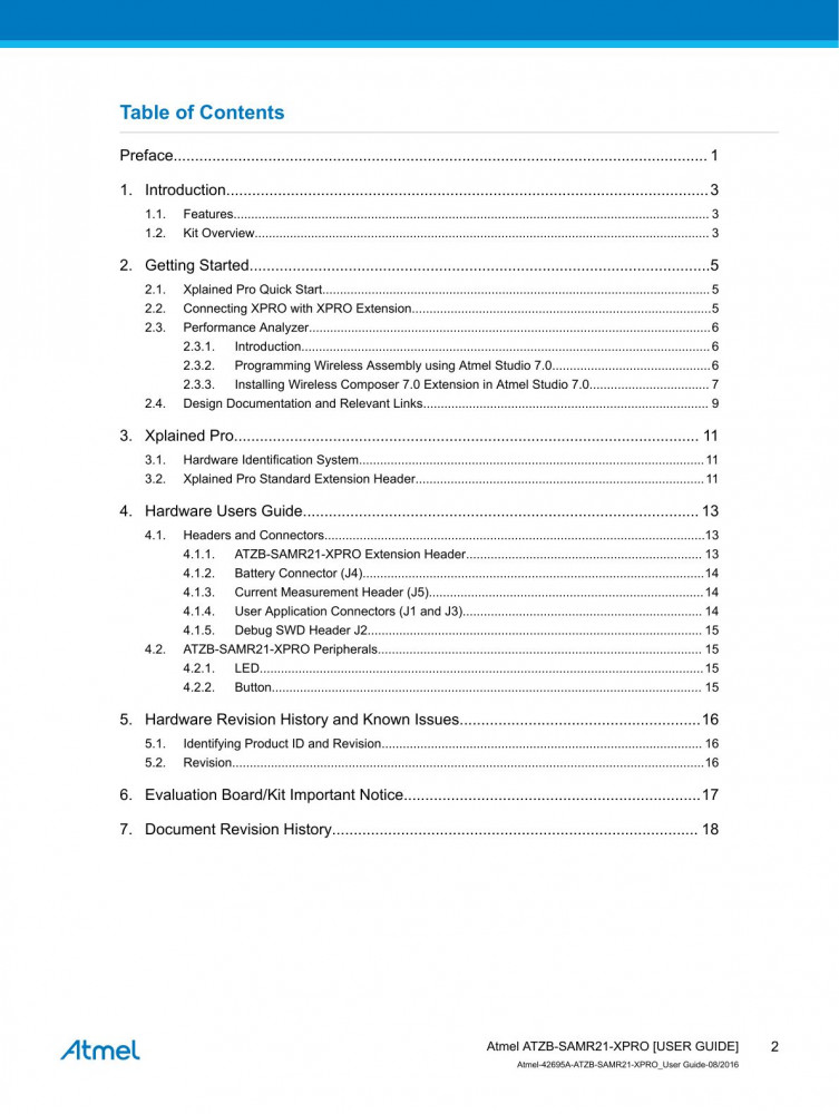 ATZB-SAMR21-XPRO document page 2
