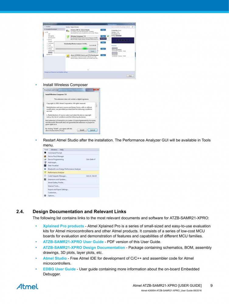 ATZB-SAMR21-XPRO document page 9