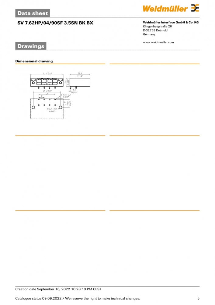 WEIDMULLER 1930510000 technical document page 5