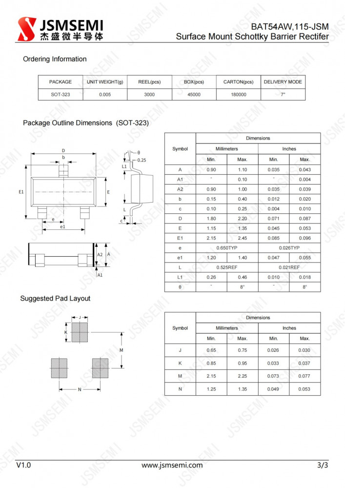 BAT54AW,115-JSM datasheet page 3
