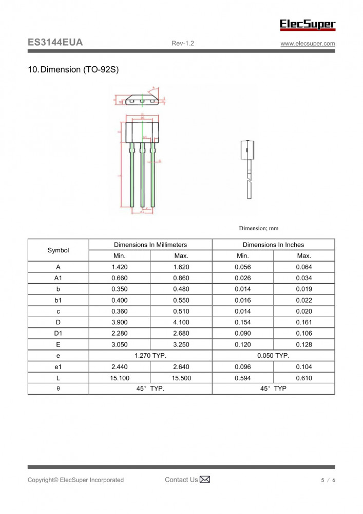 ES3144EUA datasheet page 5