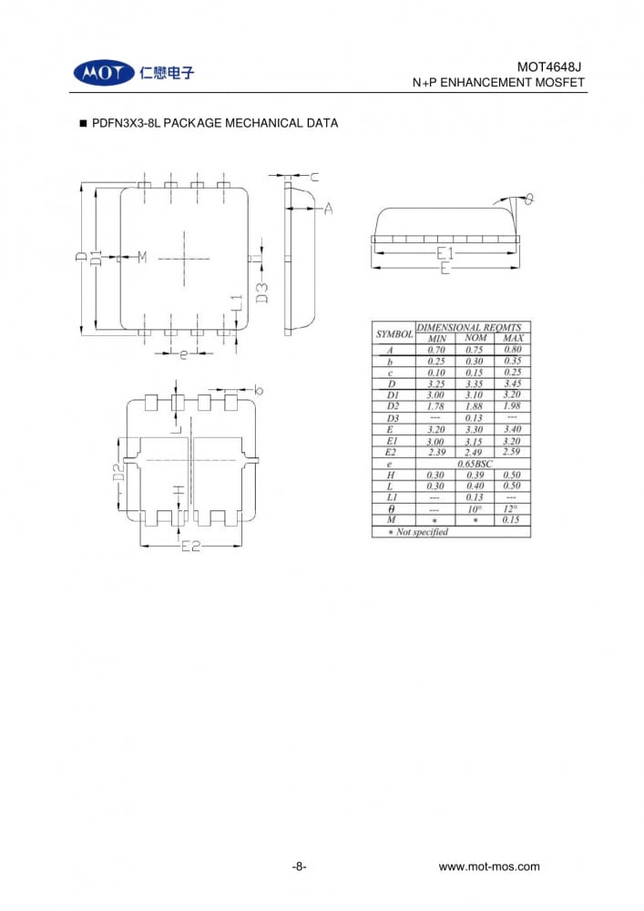 MOT4648J datasheet page 8
