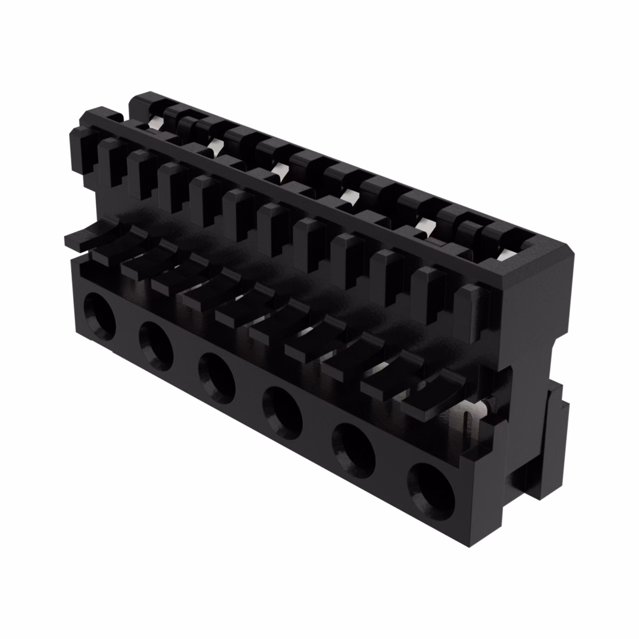 5.00mm Pitch Appli-Mate RAST Power Female Connector, 6 Circuits, Fully Coded, Open and Closed Endwalls, Latch Between Circuits 1-2 and Circuits 5-6, Glow-Wire Capable for sale