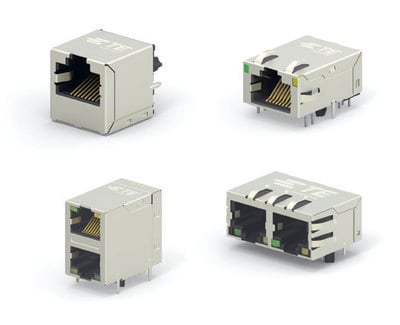 TE Connectivity 203422-E Modular Ethernet Connector Jack