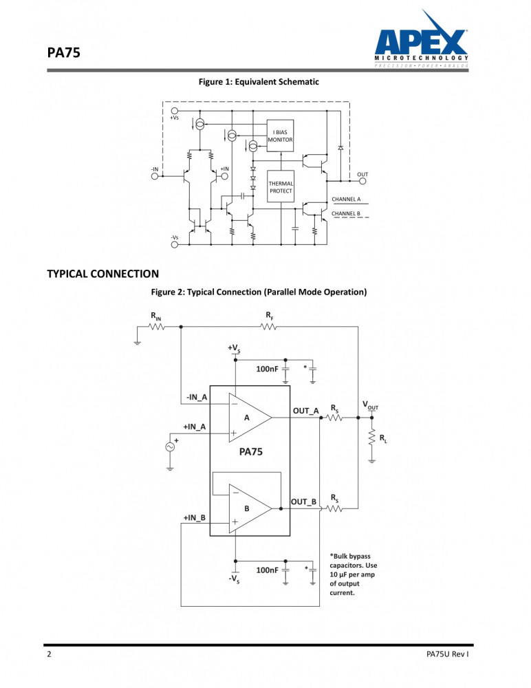 PA75CC datasheet page 2