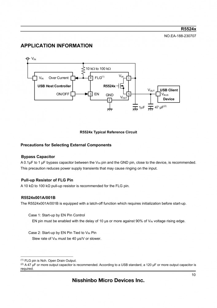 R5524 datasheet page 10