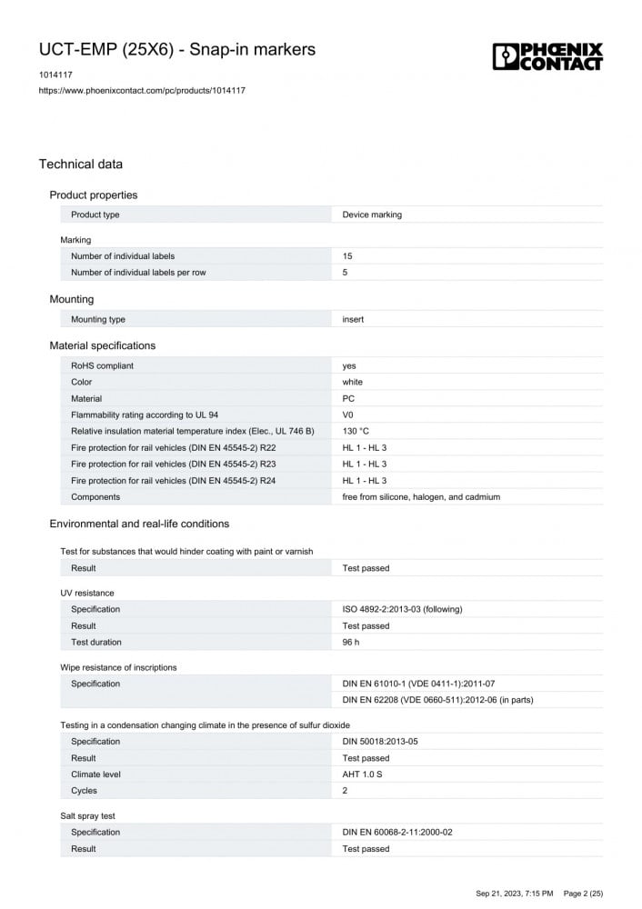 Phoenix Contact 1014117 document page 2