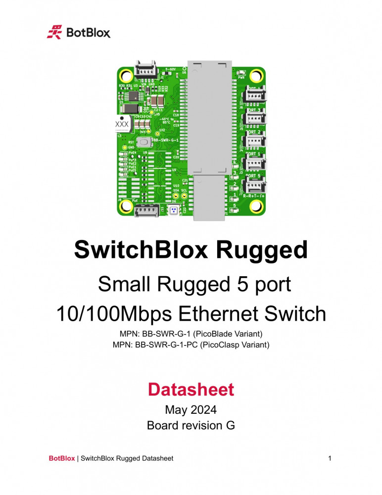 SwitchBlox Rugged datasheet page 1
