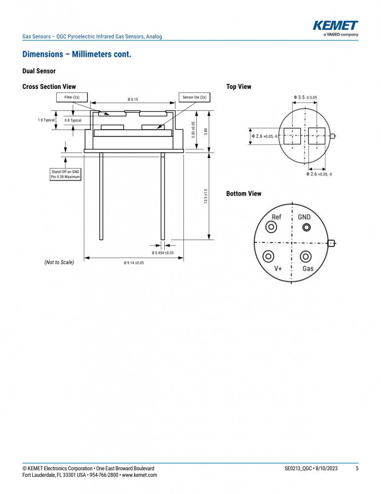 KEMET QGC technical document page 5