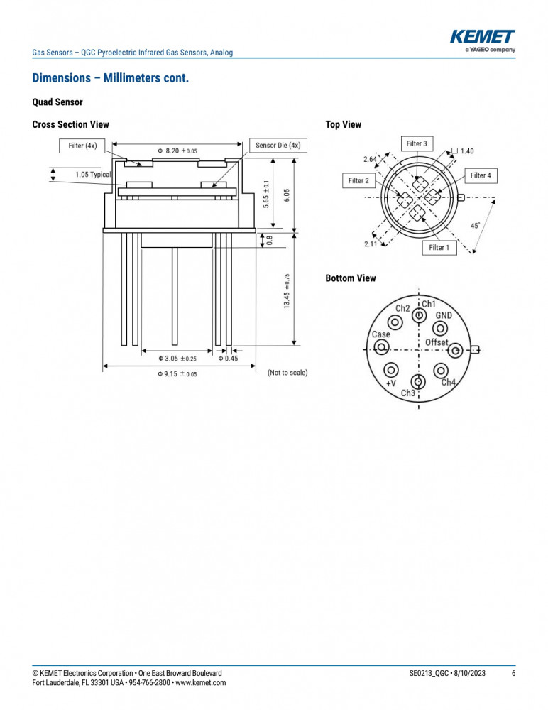 KEMET QGC technical document page 6