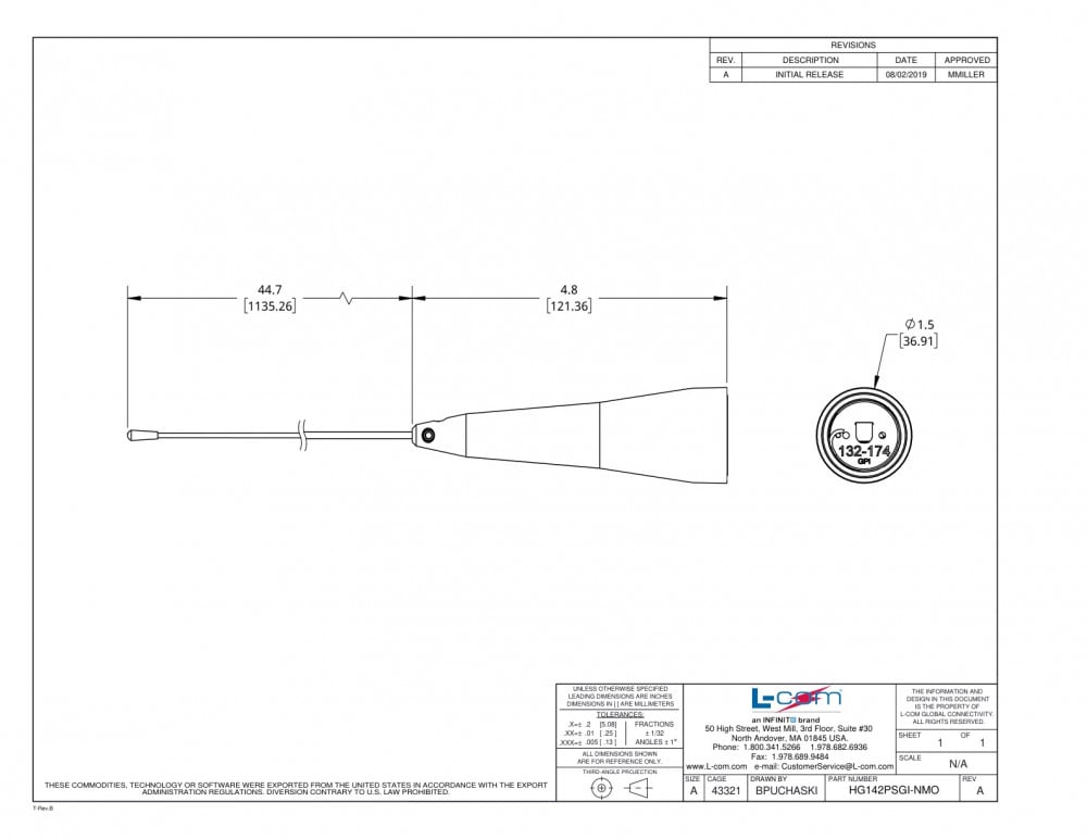 HG142PSGI-NMO technical document page