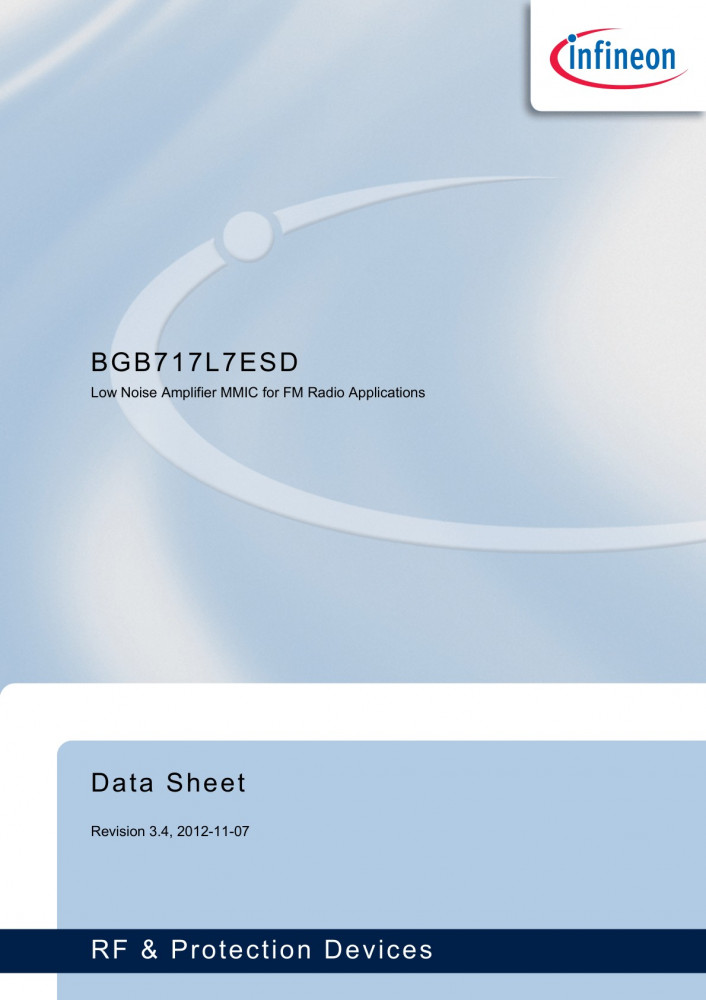 BGB717L7ESD datasheet page 1