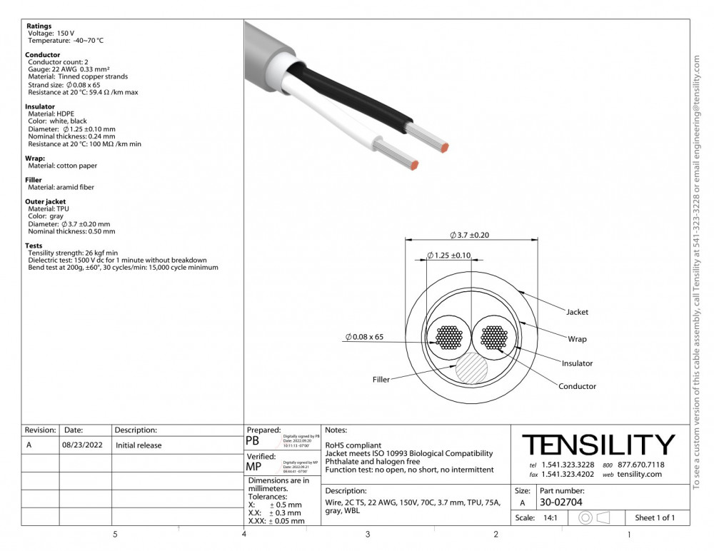 30-02704 product drawing and specification image