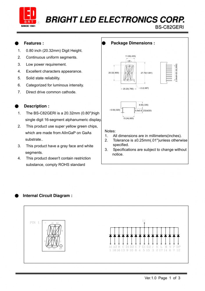 BS-C82GERI technical document image, page 1