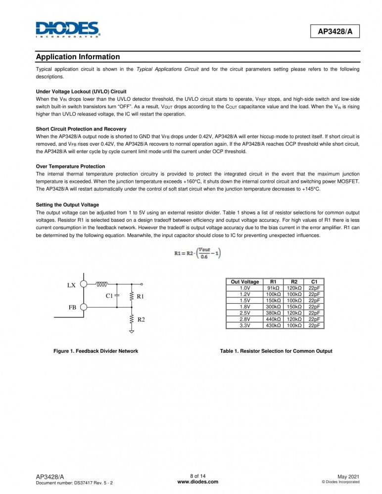AP3428 datasheet page 8