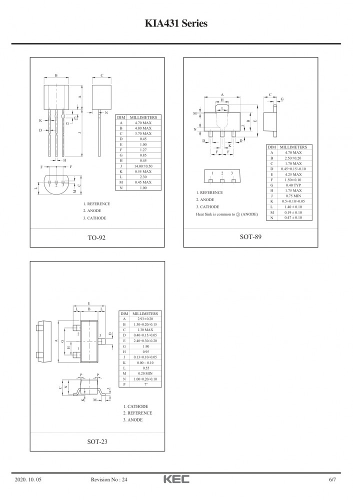 KIA431BM-RTK/H datasheet page 6