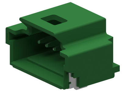 1.00mm Pitch, Pico-Clasp PCB Header, Single Row, Right-Angle, Surface Mount, Tin Plated, Inner Positive Lock, 12 Circuits, Green for sale