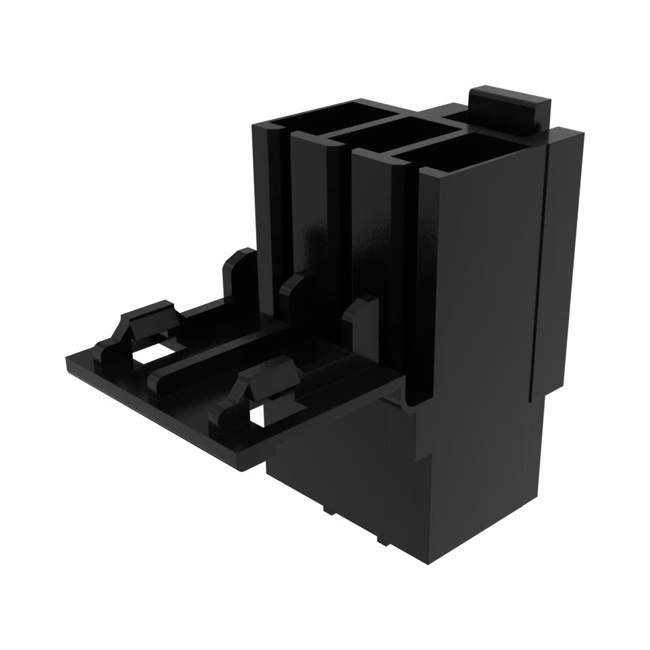 5.00mm Pitch, Rast 5, PA Polyamide 6/6, 3 Circuits, Coding Key 01C, Latch Position 1&2, Black, Glow-Wire Capable for sale