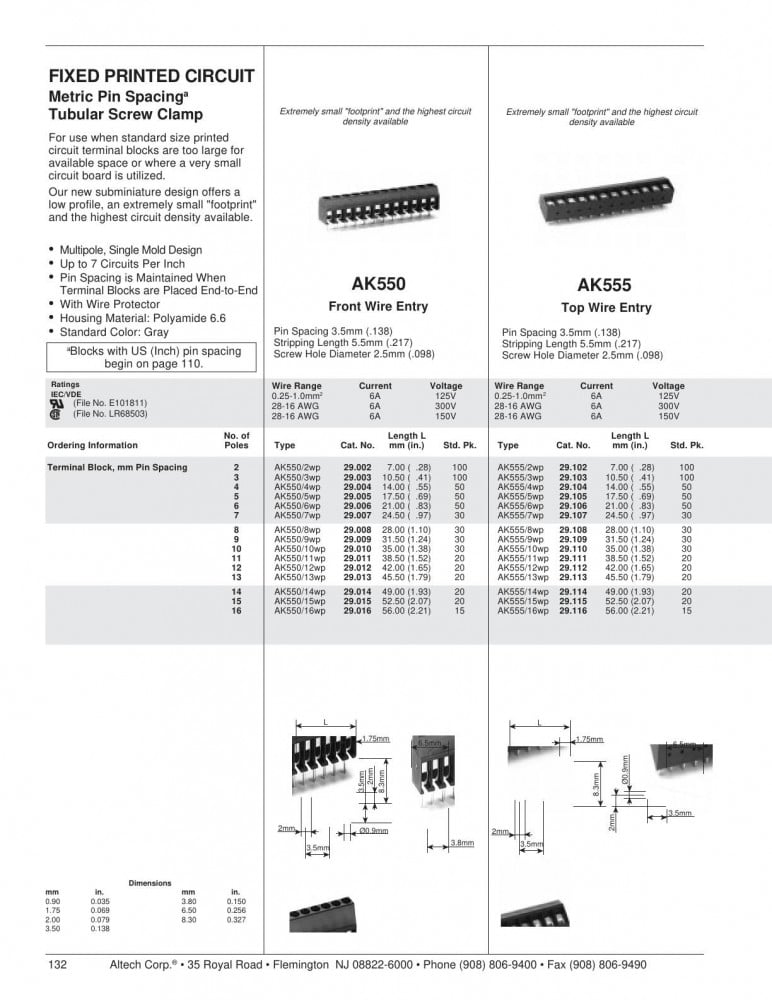 Altech catalog page 1