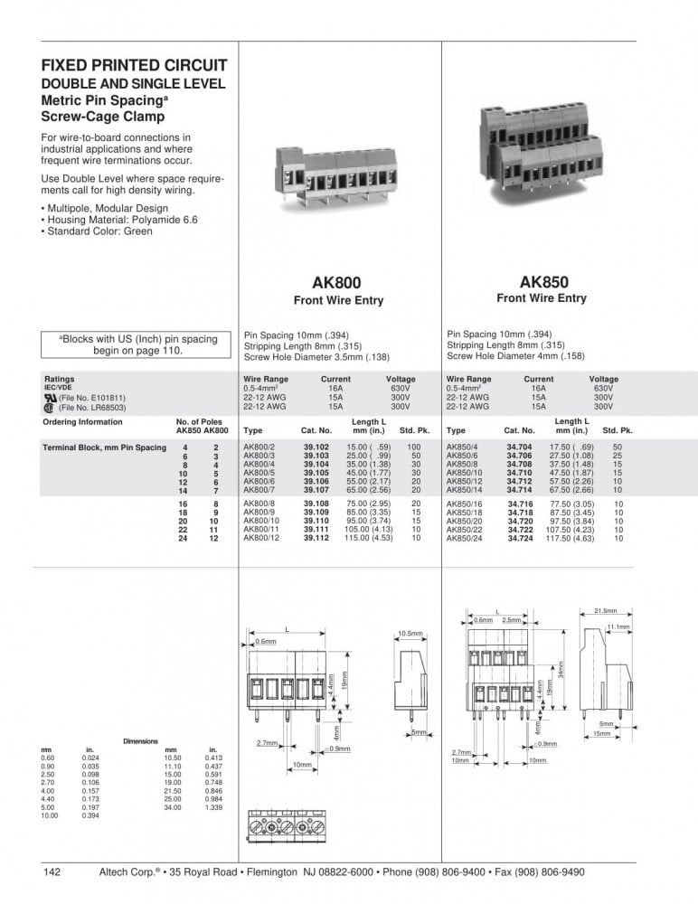Altech catalog page 9