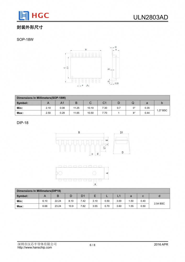 ULN2803A datasheet page 6