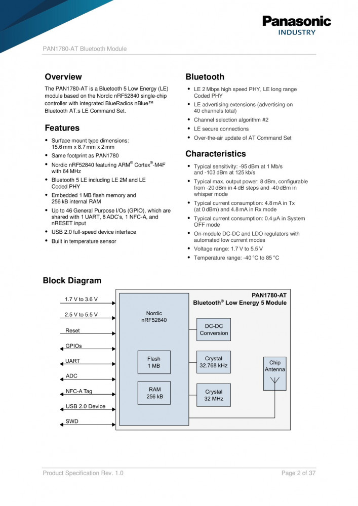Technical document page 2