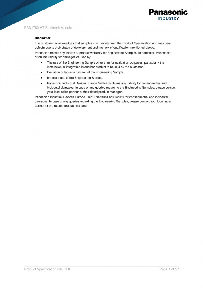 Technical document page 4
