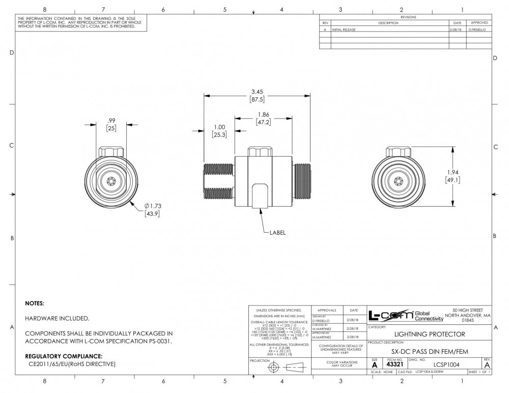 LCSP1004 technical document page