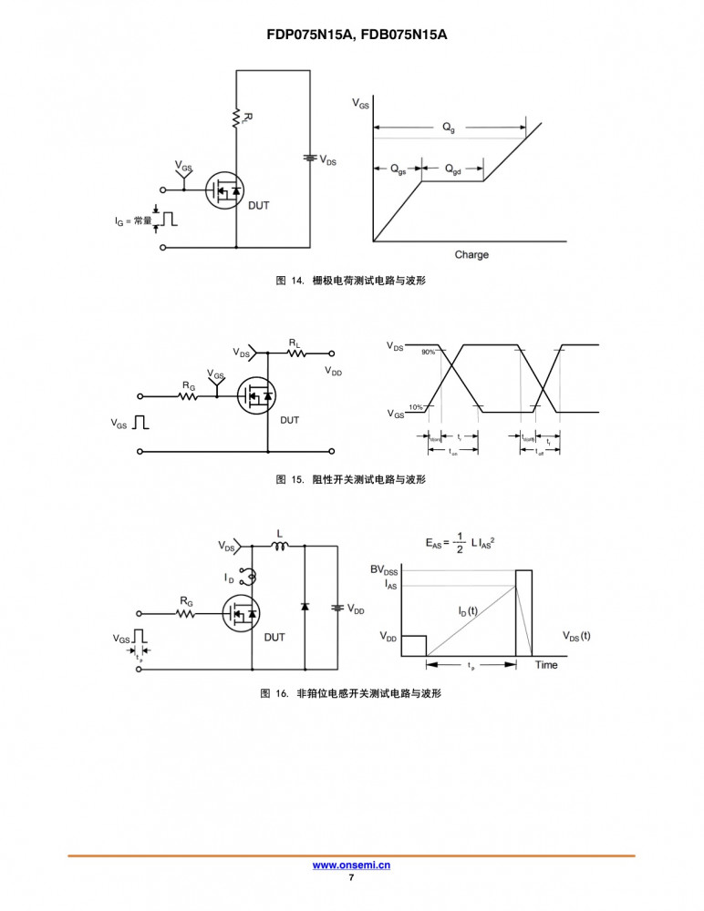 FDB075N15A technical document page 7
