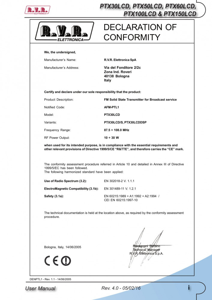 PTX LCD manual preview page 3