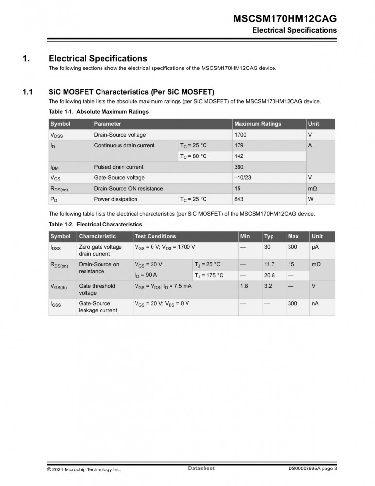 MSCSM170HM12CAG document page 3