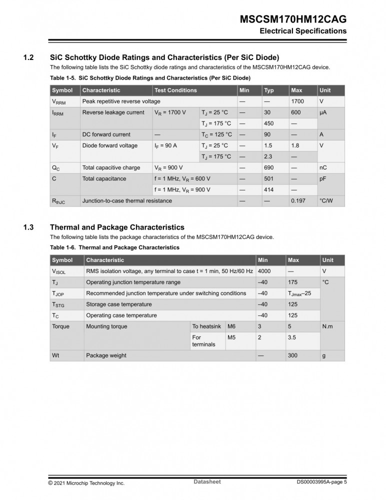 MSCSM170HM12CAG document page 5